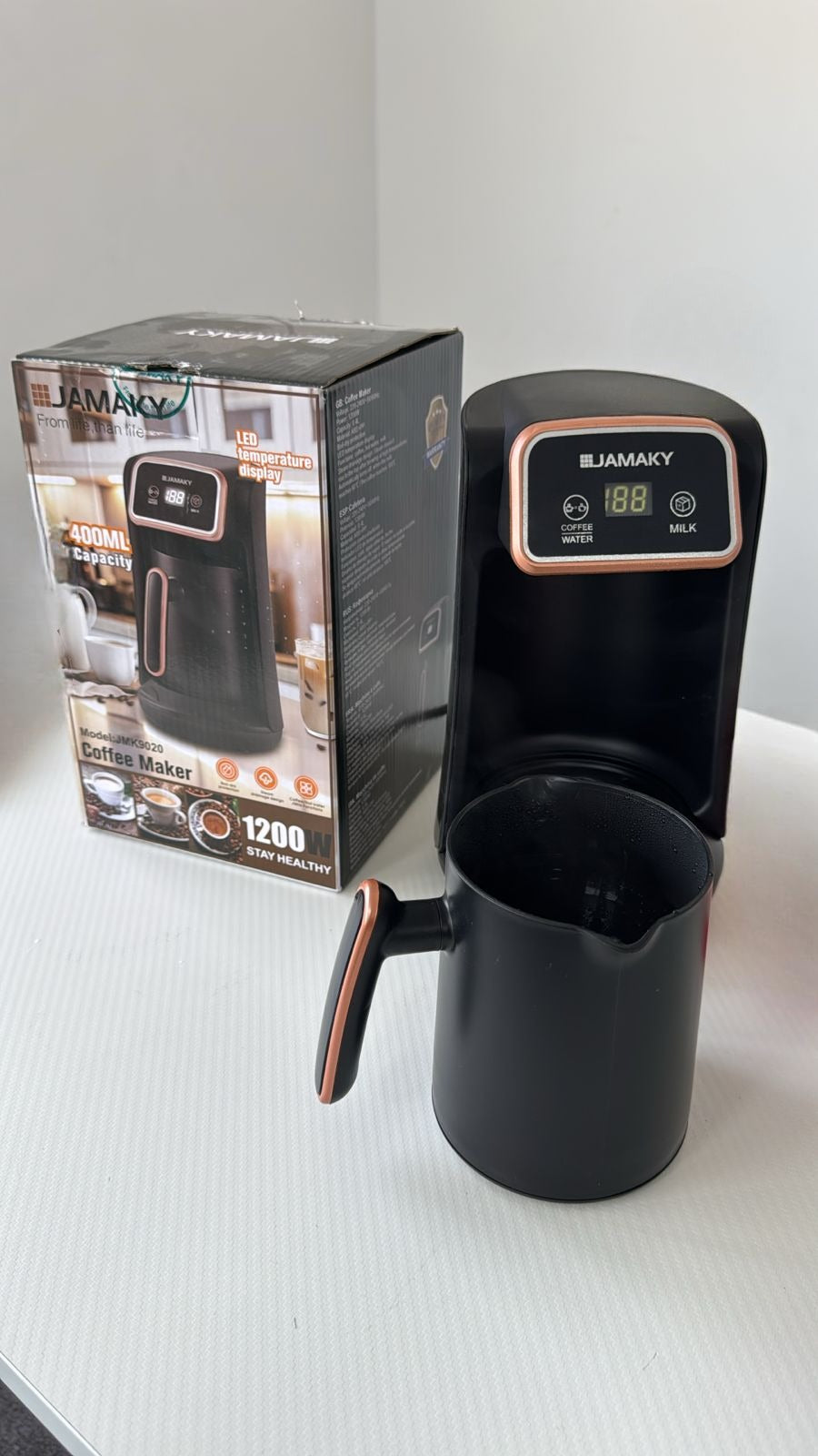 Jamaky 1200W 400ml Turkish Coffee Maker