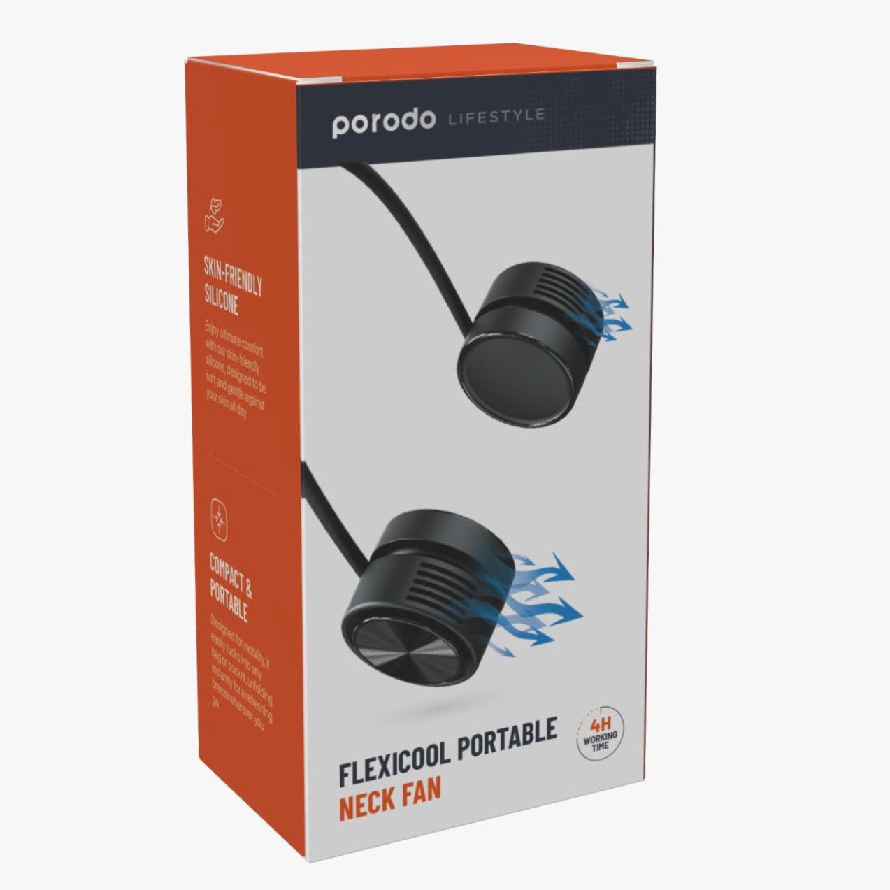 Porodo Portable Neck Fan Up to 4 Hours